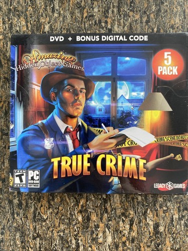 Amazing Hidden Object Games True Crime 5 Game Pack PC DVD-ROM New ...