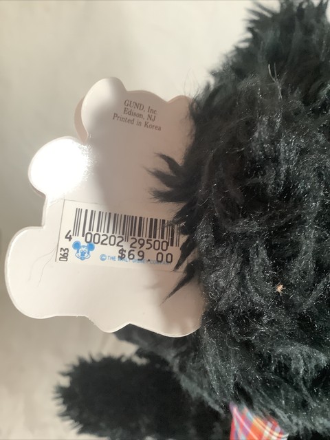 Vintage 1992 Gund Black Festival Teddy Bear Signed Bruce Raiffe Limited ...