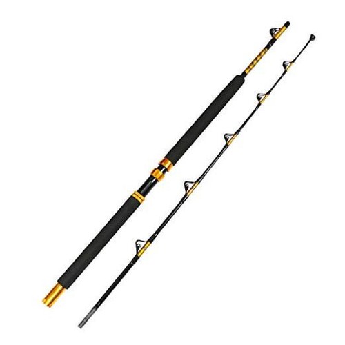 1-Piece/2-Piece Saltwater Offshore Heavy Trolling Rod Big Game Roller ...
