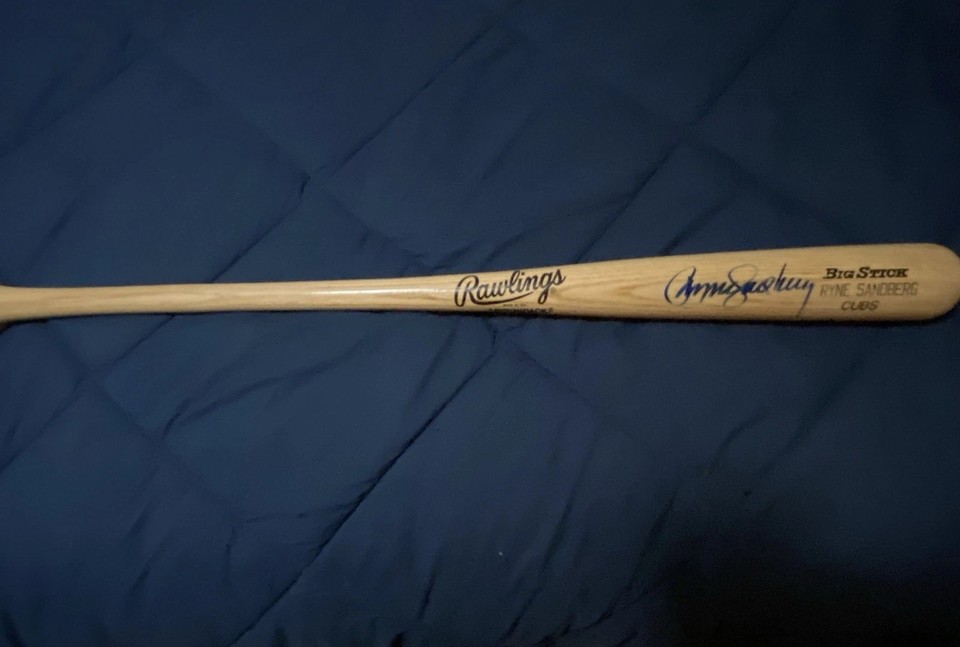 Authentic Game Issued Ryne Sandberg Bat | eBay
