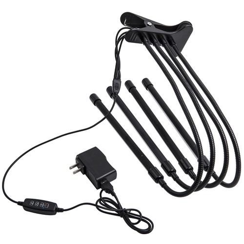 4 Head LED Grow Light + USB Charg For Indoor Lighting Public Place ...