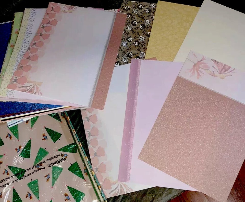 Card Craft BACKING PAPERS INSERTS A4 SHEETS HUNKYDORY KANBAN CRAFTERS ...