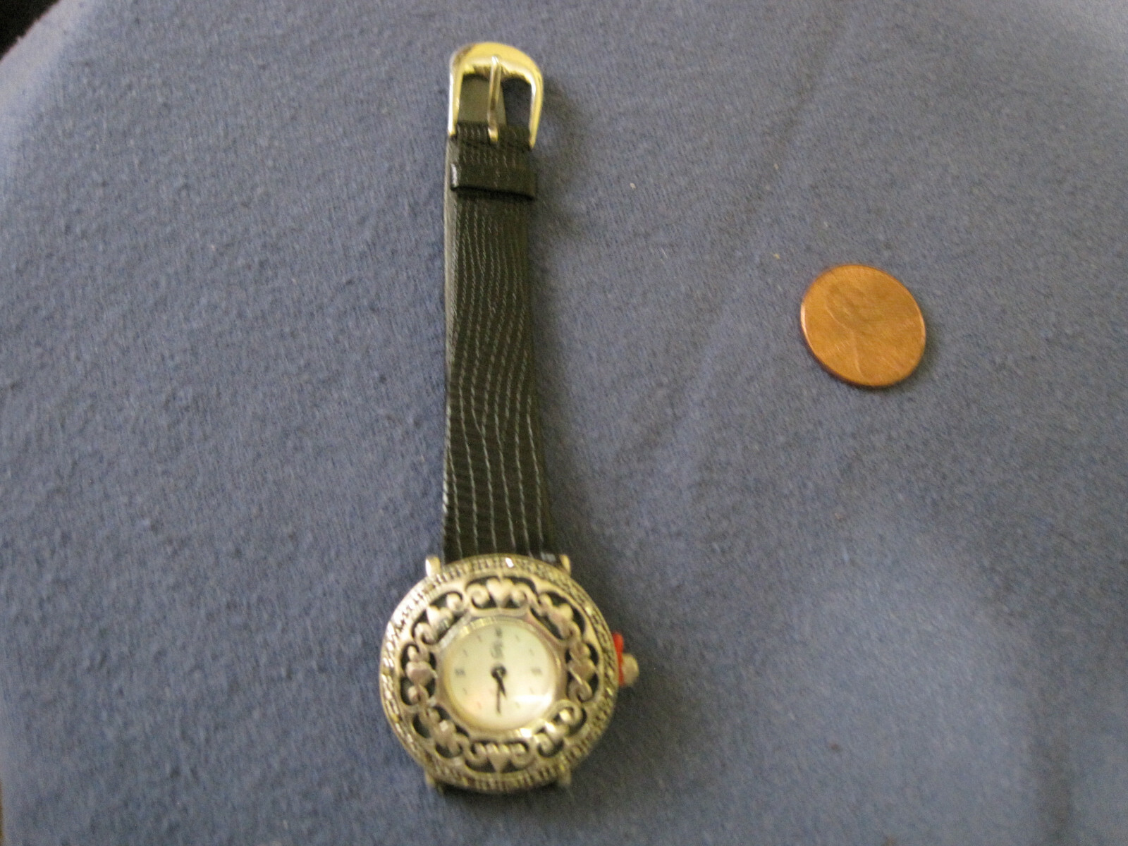 #689 montre femme tout argent sterling CS marksite quartz bracelet | eBay