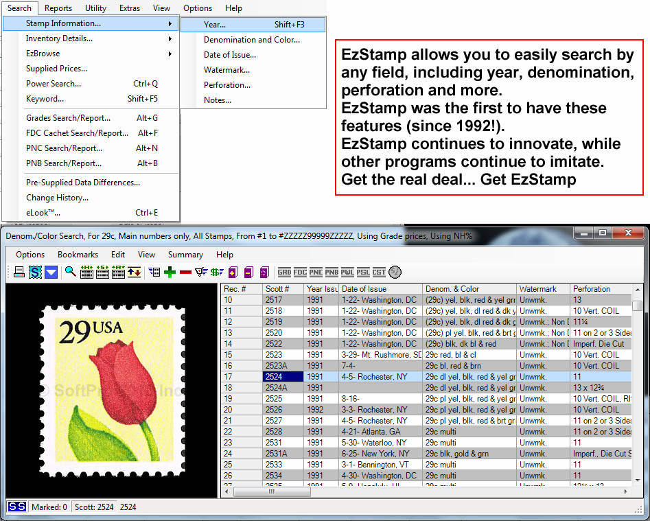 Stamp Recognition & Inventory Software, USA 2025 SCOTT#'s, Catalog Your Stamps | eBay
