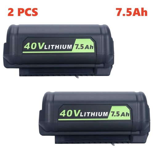 2PCS For Ryobi Lithium Battery 40V RY405010 OP4040 OP4050A OP40601 ...