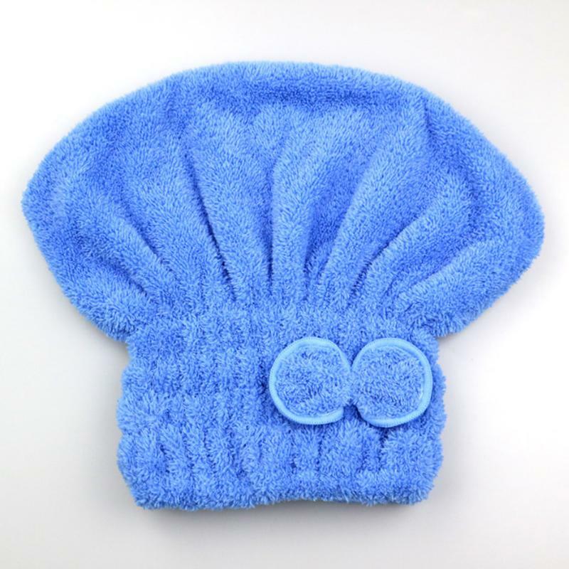 2pcs Women Rapid Fast Drying Towel Dry Hair Cap Soft Thick Absorbent ...