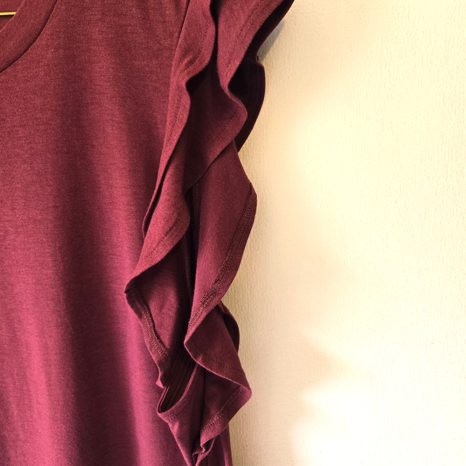 Calvin Klein Maroon Color Blouse for Women Sleeveless size large | eBay