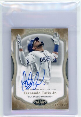 Fernando Tatis Jr. 2020 Topps Tier One autograph #'d 127/150 | eBay