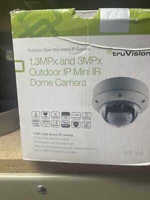 Interlogix TVD-3103 TruVision IP VF Outdoor / Indoor Mini Dome Security ...