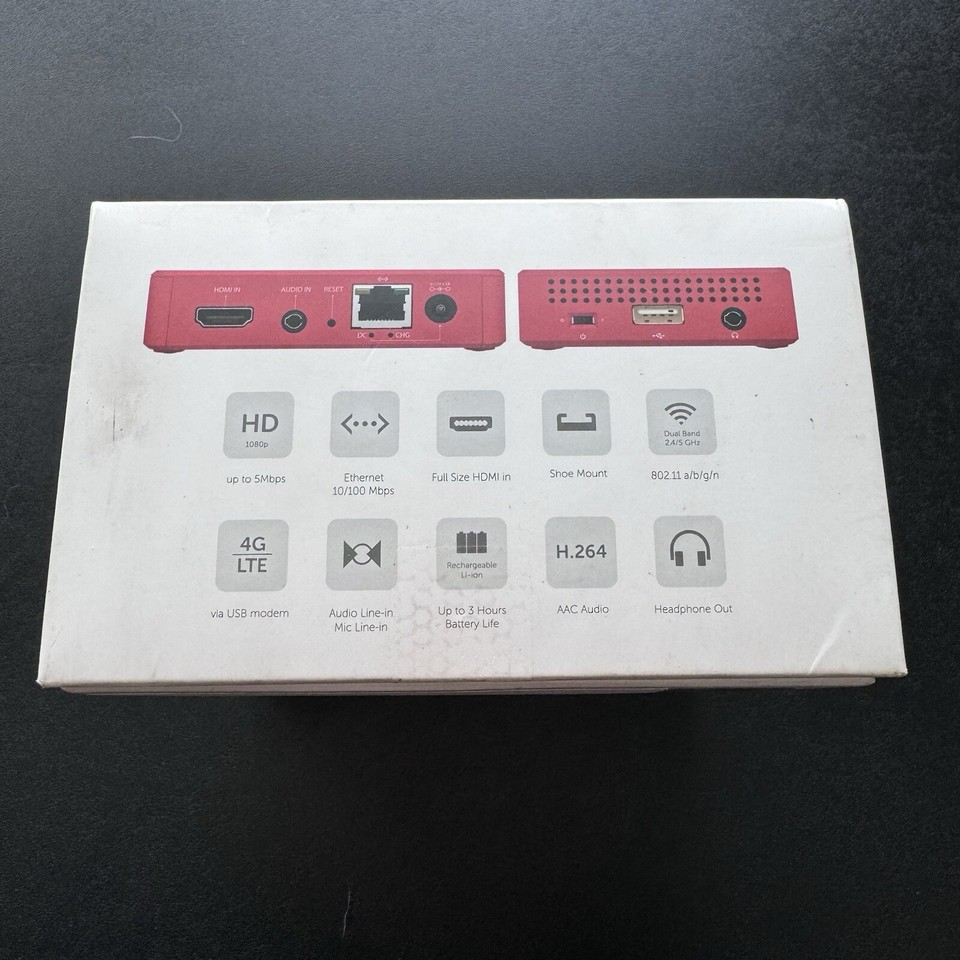 Livestream Broadcaster Pro Streaming Encoder BCP100 Open Box Never Used ...