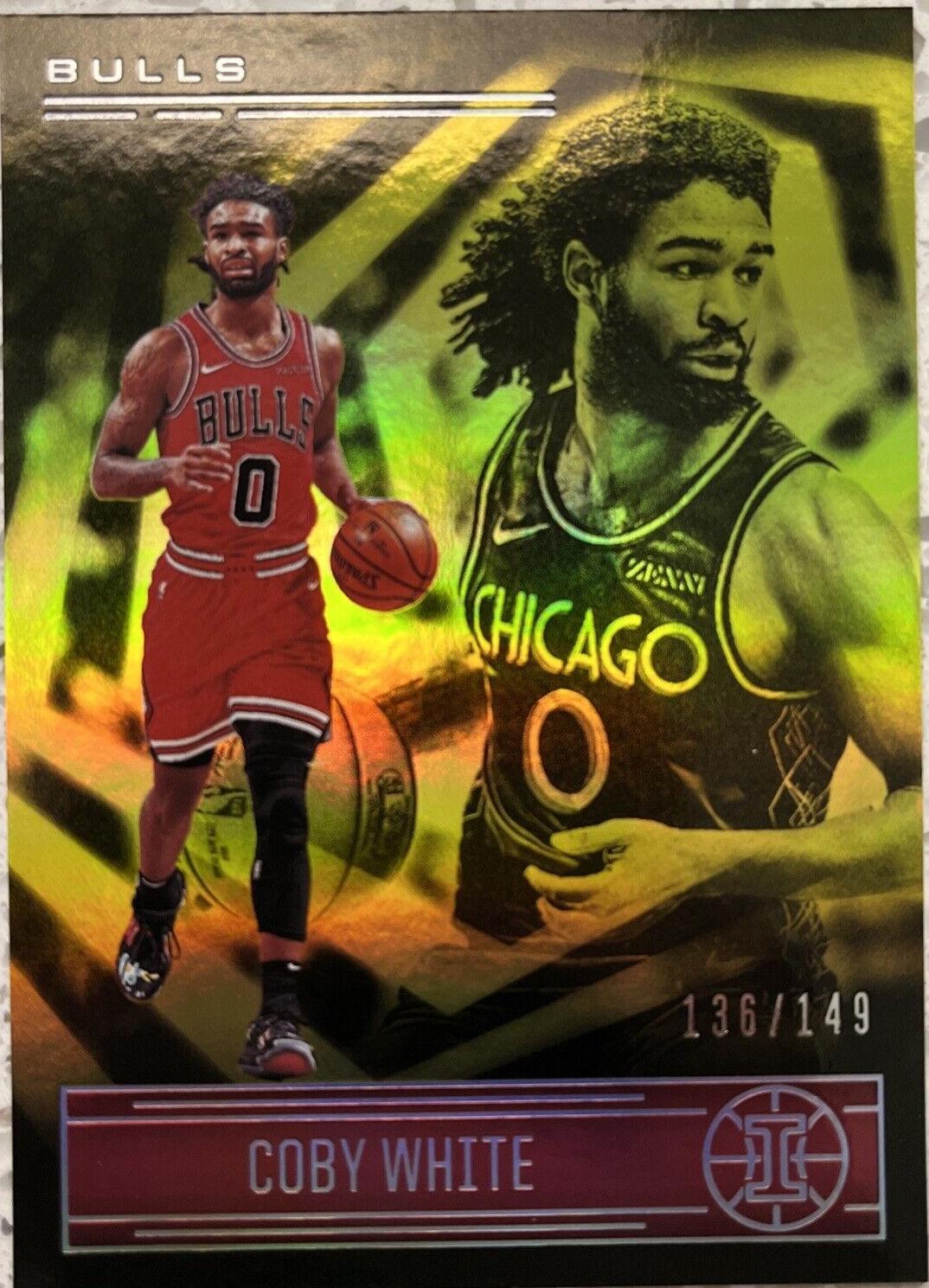 2020-21 Panini Illusions - Coby White #86 Trophy Collection Yellow /149 ...