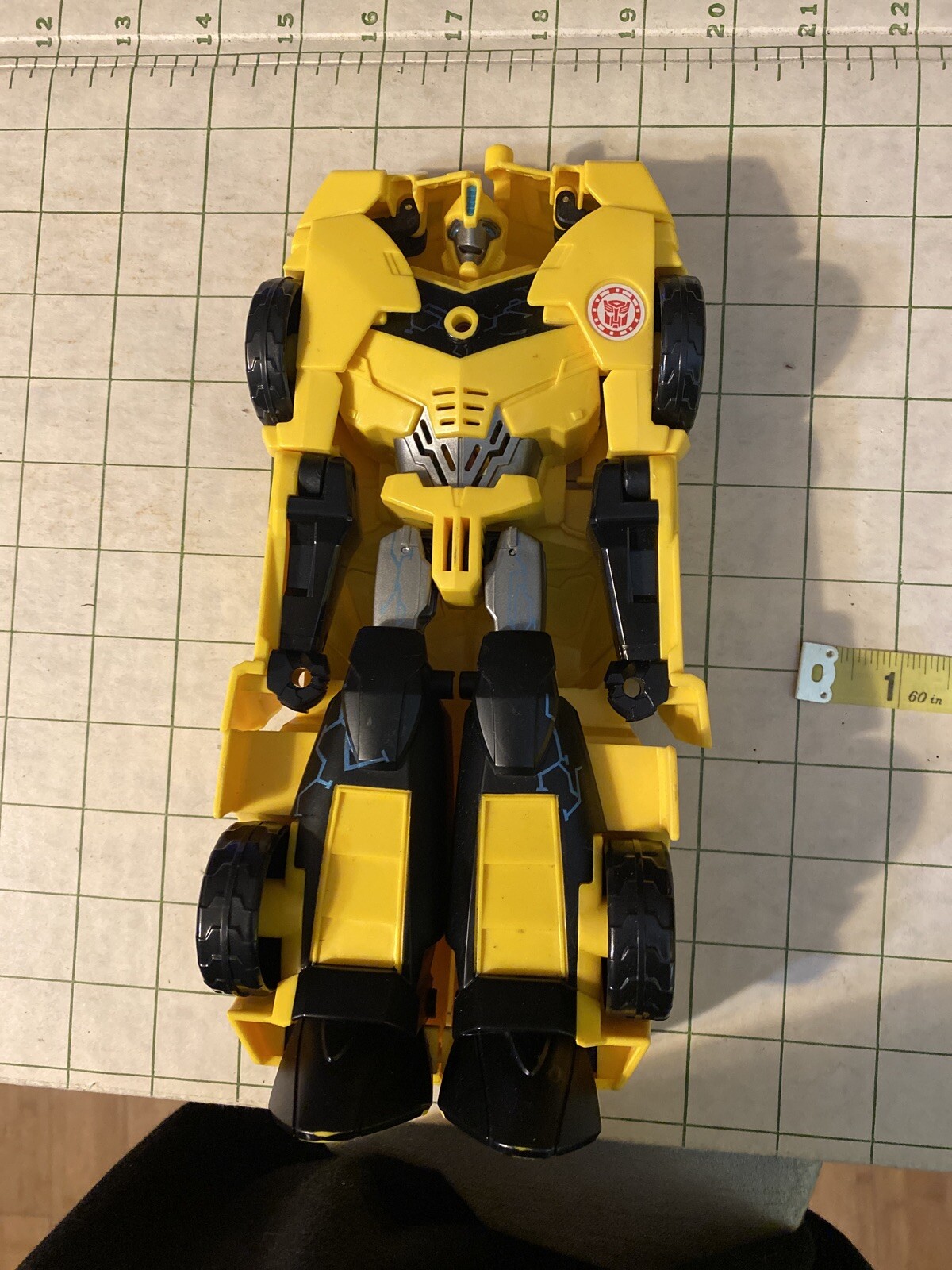 Talking Hasbro Bumblebee 2015 Camaro Transformer 9.5" tall | eBay