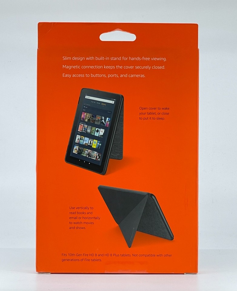 Amazon Fire HD 8 Cover 10th Gen Tablet 2020 Release: Black, Plum ...