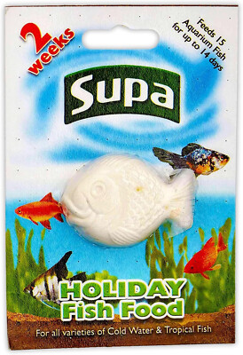 Supa Week Holiday Fish Food Aquarium Block - All Types Of Water ...