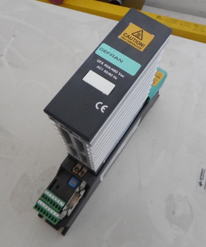 GEFRAN PROFIBUS - TEMP ZONE MODULAR CONTROLLER GFX-M1-40/480-P-D-RR-P ...