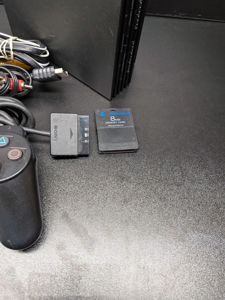 PlayStation 2 PS2 SCPH-50000 Console Region Free Tested Black (PS2 Fat ...