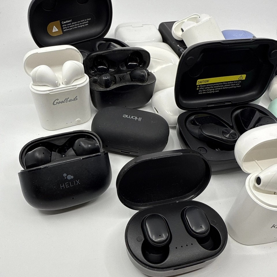 Mixed Lot 25 Earbuds Sets Wireless Bluetooth Unbranded Uncleaned | eBay