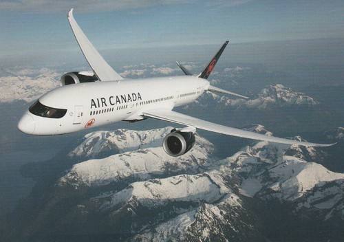 Airline issue postcard - Air Canada Boeing 787 | eBay