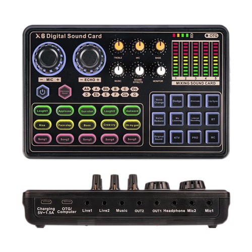 Live Sound Card Different Sound Effects Studio Equipment for Music ...
