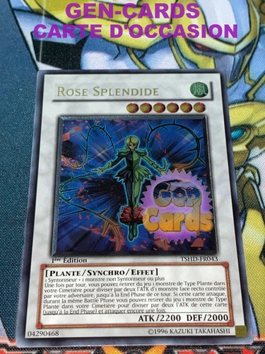 CARTE Yu Gi Oh ROSE SPLENDIDE TSHD-FR043 1ère édition ULTIMATE RARE | eBay
