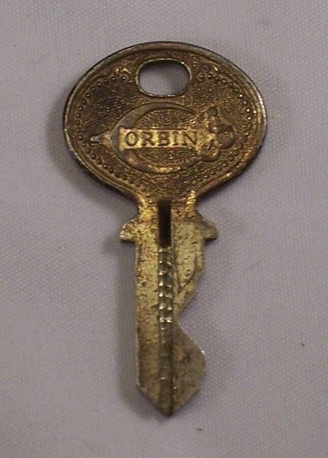 Vintage Corbin Cabinet Lock Co Key New Britain Conn # 4A3193 | eBay