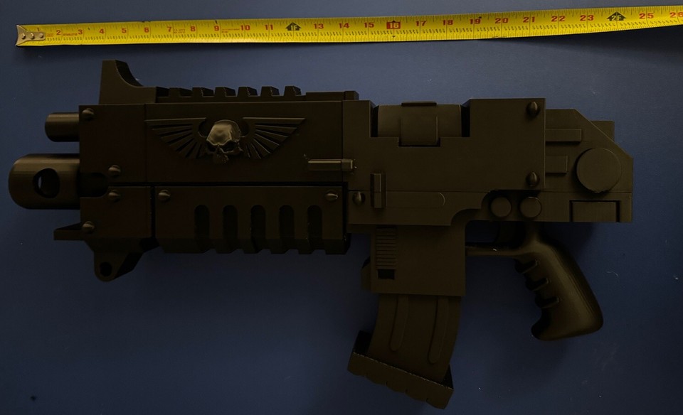 Bolter Cosplay Prop Assembled 1:1 Space Marine compatible with ...