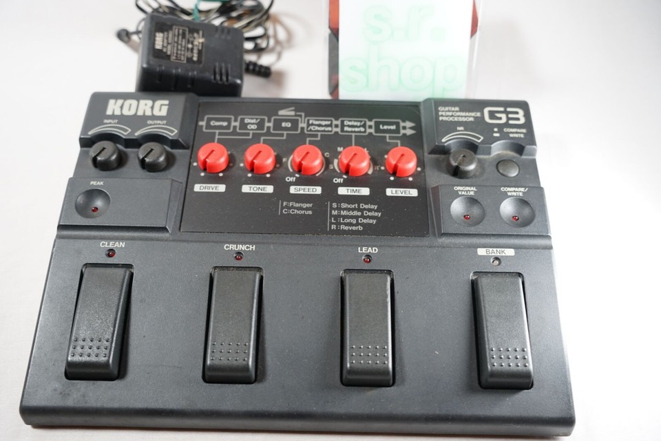 Korg G3 Guitar Multi Effect Pedal Guitar Performance Processor free ...