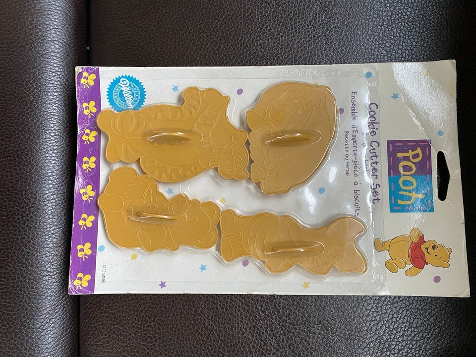 VTG 1996 Wilton Disney Cookie Cutter Set Winnie the Pooh Eeyore Tigger ...