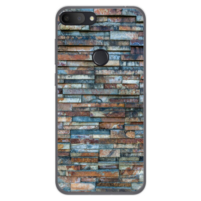 Cover TPU Gel Case for Alcatel 1S 2019 Design Brick 05 Cartoon | eBay UK