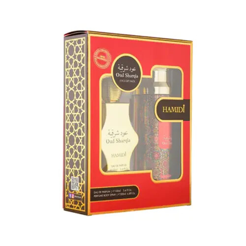Hamidi 2 pc. Perfume Gift Set, Unisex, 100mL Eau De Parfum + 200mL Body ...