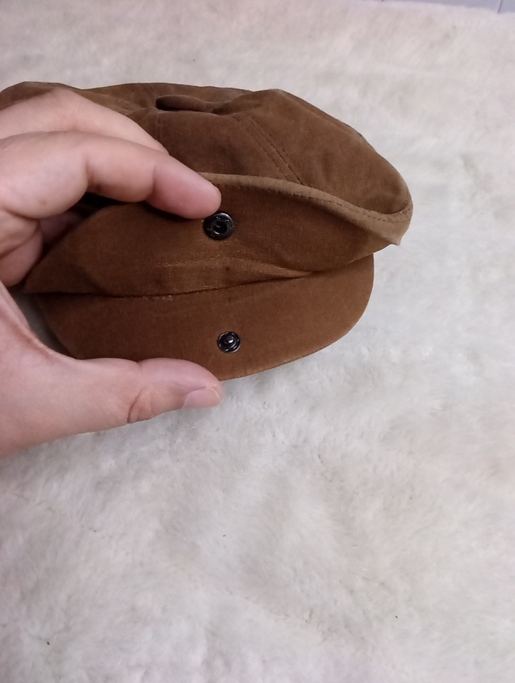 Wind River By Bailey Cabbie/Newsboy Cap Hat Brown Canvas Men's XL | eBay