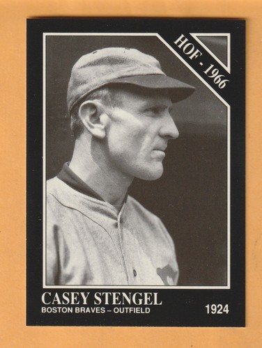 Casey Stengel Boston Braves 1991 Conlon TSN #37 HOF | eBay
