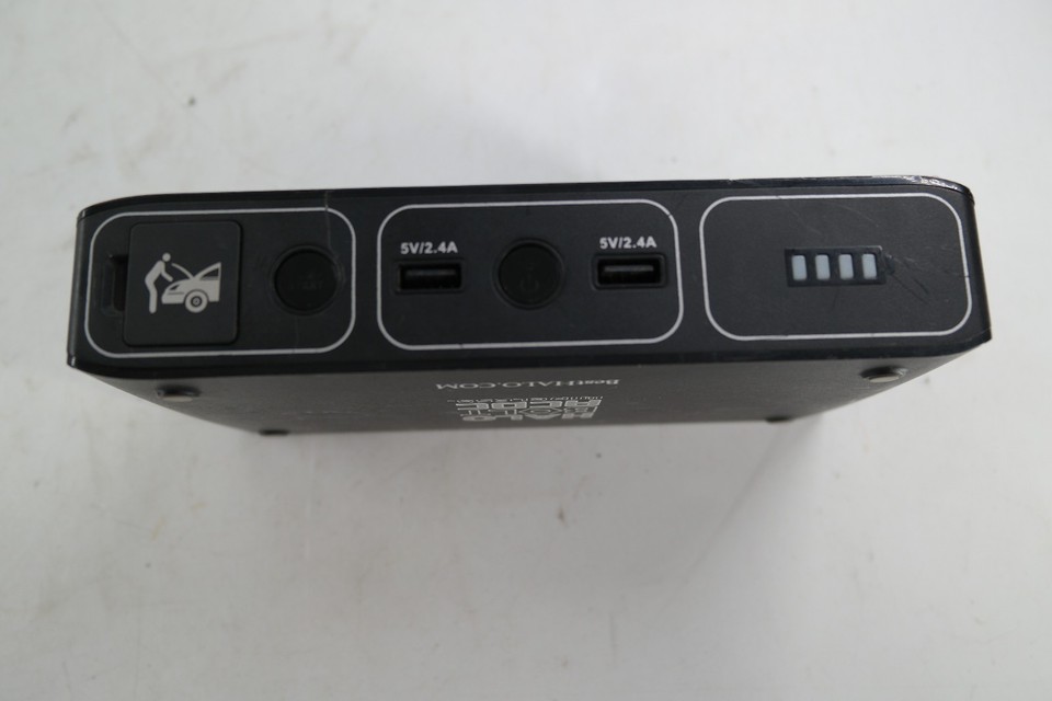 HALO Bolt 58830 ACDC Portable Car Battery Jump Starter w/ Power Charger ...