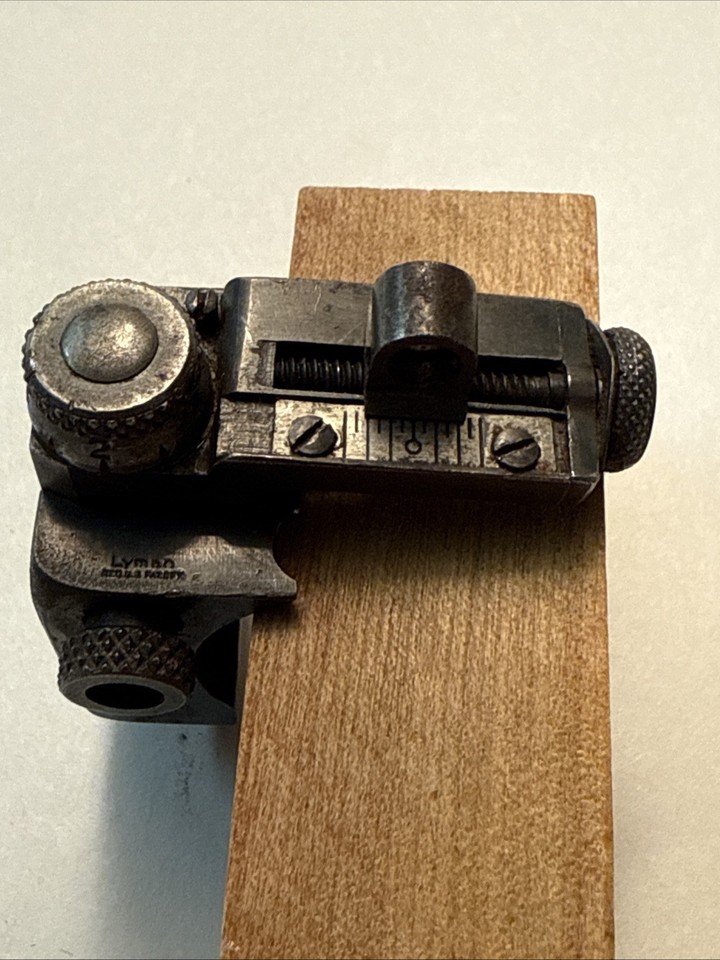 Vintage Lyman Model 48 Rear Rifle Sight ( Unknown Model Stamped With “S ...