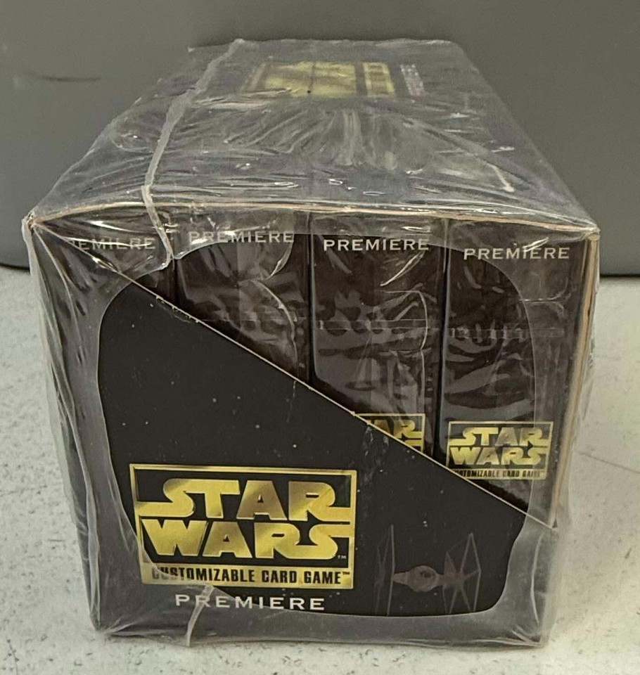 Star Wars Premiere Customizable Card Game Starter Decks Box 1995 ...