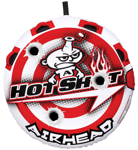 Airhead Hot Shot 2 Inflatable round Deck Single Rider Towable Tube for ...