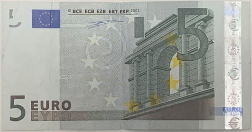 2002 5 Euro Bank Note | eBay