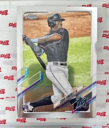 2021 Topps Chrome Base #101 Jesus Sanchez Rookie Card (RC) - Miami ...