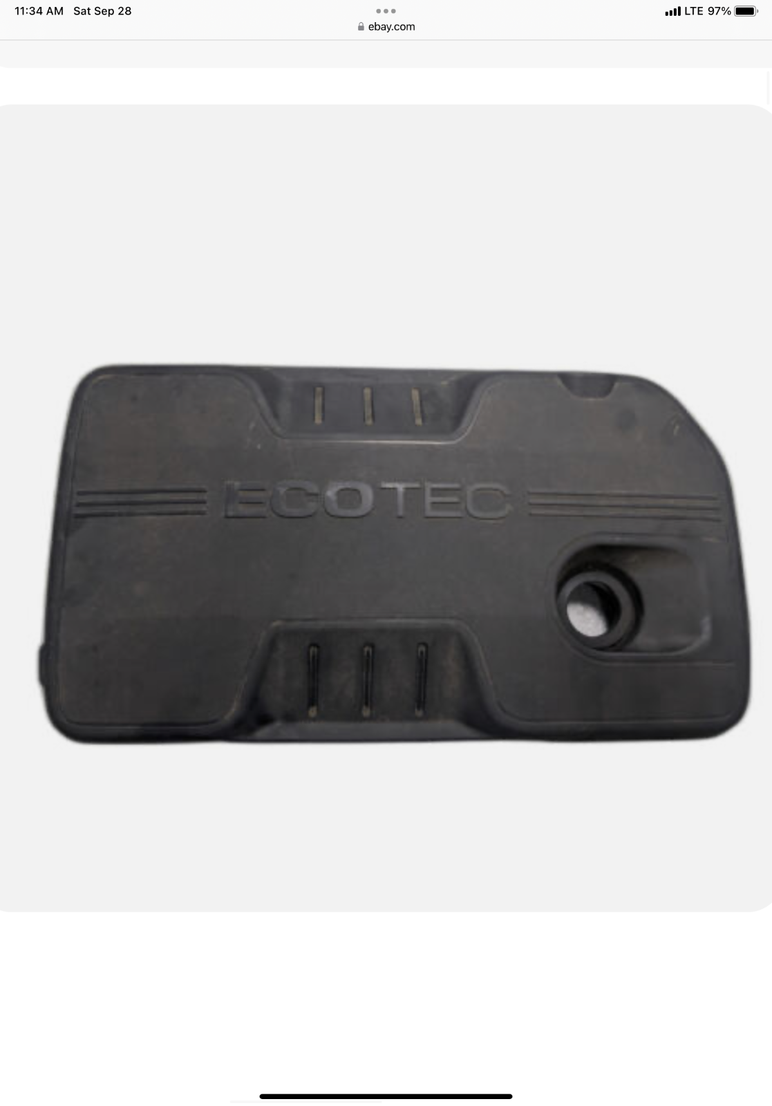 Engine Cover For 11-17 Chevrolet Equinox 2.4 12634977 FWD | eBay