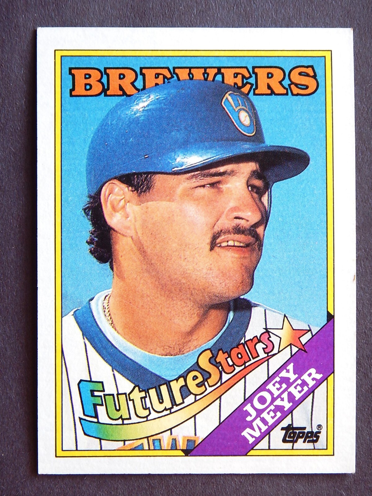 Joey Meyer #312 Topps 1988 Baseball Card (Milwaukee Brewers) | eBay