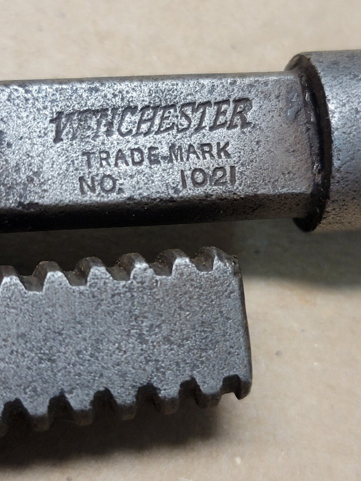Antique #8 Winchester Pipe Wrench #1021 VTG Tools 7” EARLY (HARD TO ...