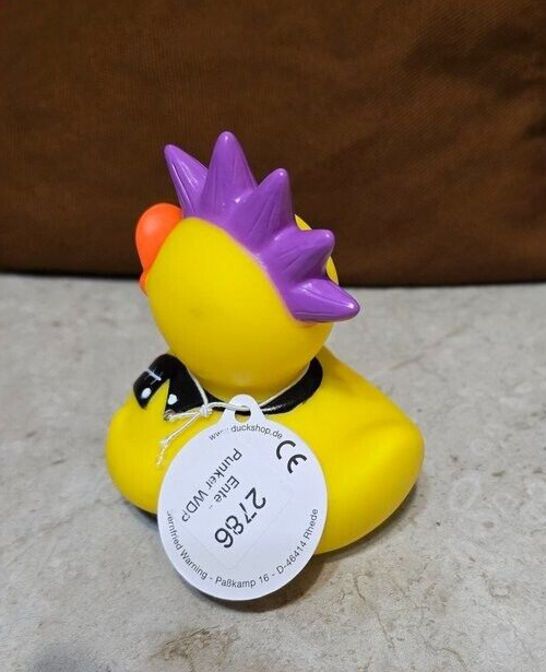 Purple Mohawk Punk Rocker Rubber Duck Large - Jeep Ducking - FAST US ...