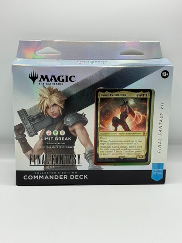 MTG Final Fantasy Cloud Collector’s Edition Limit Break Commander Deck ...