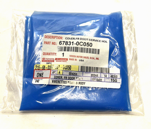 New OEM Genuine Toyota Tundra Front Door Service Hole Water Deflector ...
