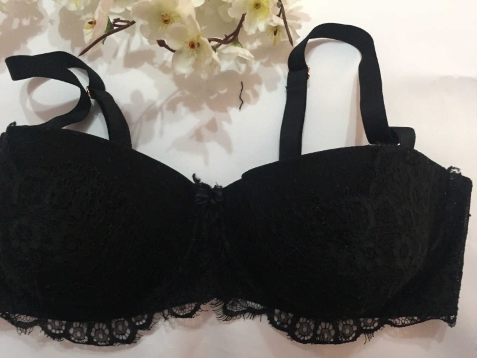 THE LINGERIE c&A Bra size it 5d us 38d eu 85d padded underwired black ...