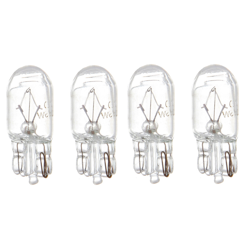 4X T10 Wedge halogen W5W 168 194 2825 175 LED Interior Light bulbs Warm ...