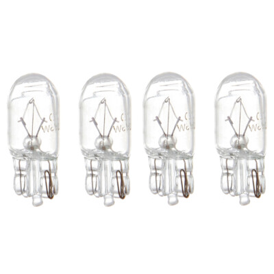 4X T10 Wedge halogen W5W 168 194 2825 175 LED Interior Light bulbs Warm ...