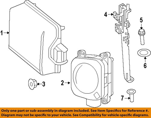 Mercedes MERCEDES-BENZ OEM ML350 Radiator Core Support-Sensor Bracket ...