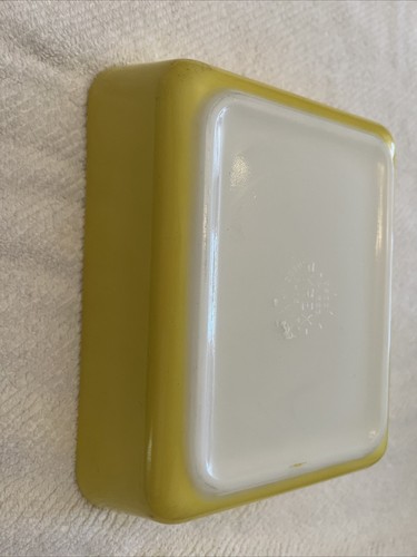 Vtg Yellow Pyrex Ovenware #0503 1.5 Qt. Side Dish Rectangle | eBay