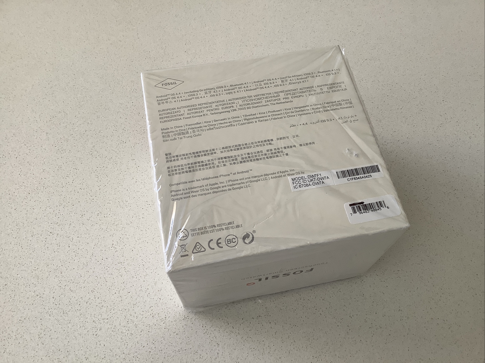 Fossil Q Smartwatch Box With Booklet Only | eBay